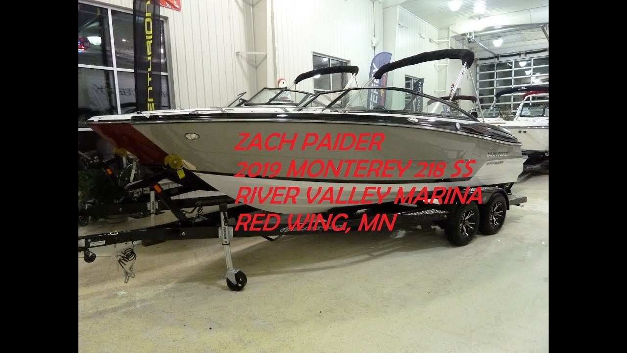 Monterey 218 SS, 2019, FOR SALE, GOOD LOOKING BOAT! ZACH PAIDER, RIVER ...