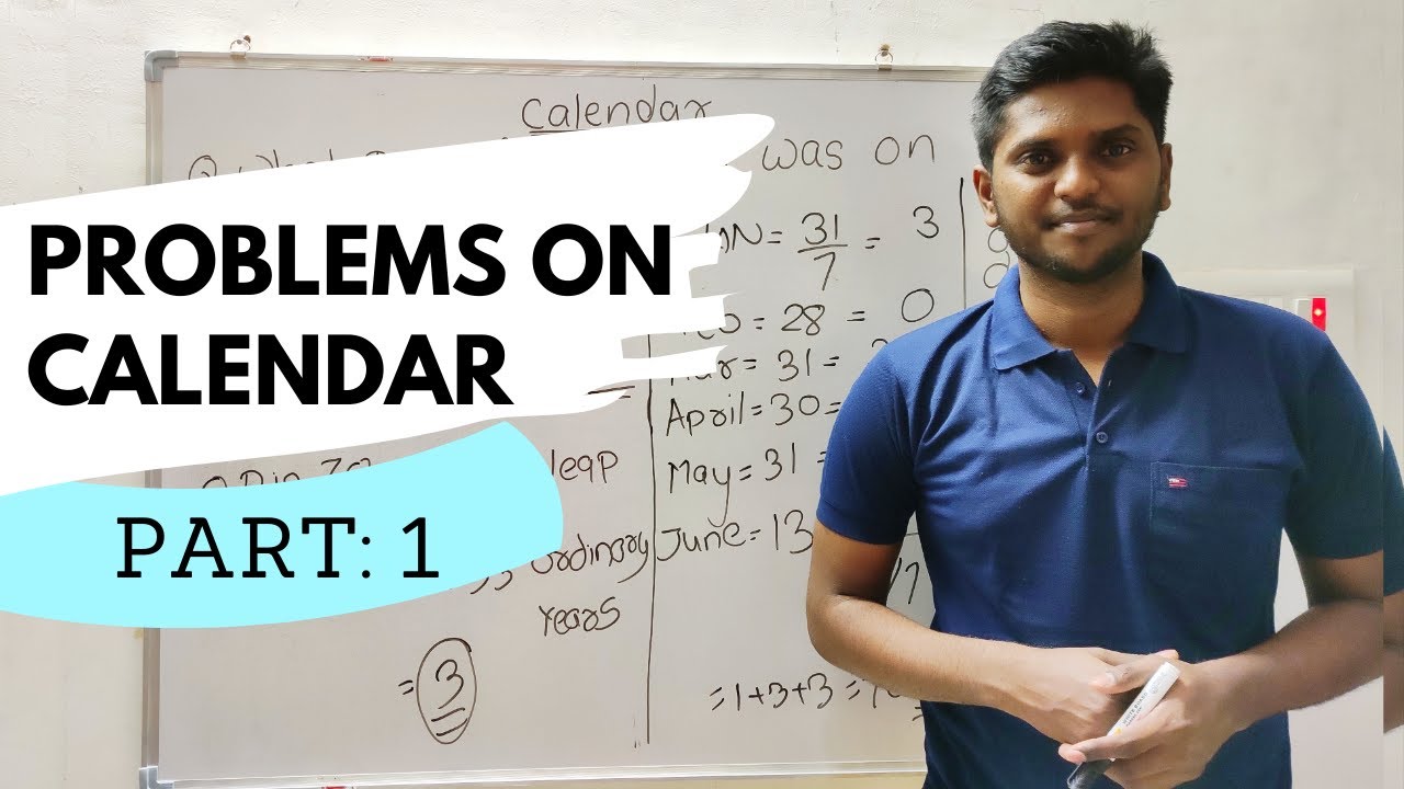 Problems On Calendar Part 1 Aptitude Made Easy How To Calculate problems-on-calendar-part-1-aptitude-made-easy-how-to-calculate