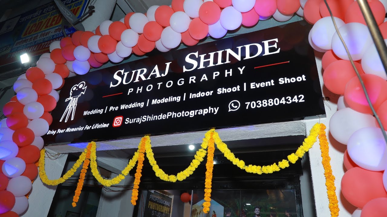 Suraj Shinde Photography Studio Opning ... - YouTube