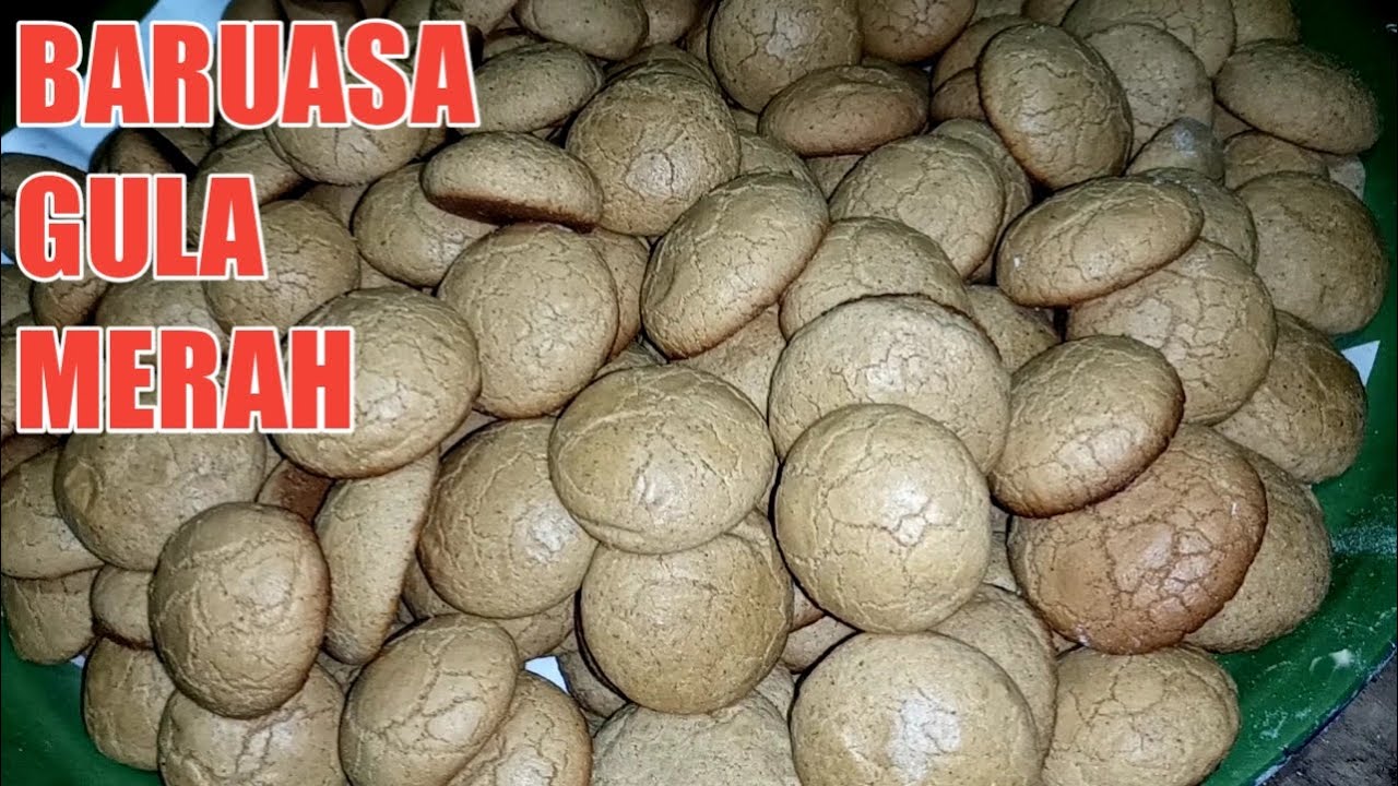 RESEP KUE BARUASA GULA MERAH 17 BUTIR TELUR - YouTube