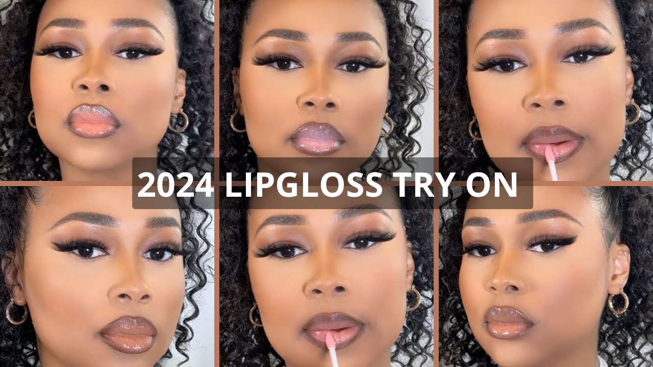 "Gloss Goals 2024: Lipgloss goals Lip Gloss Try on 💋 - YouTube