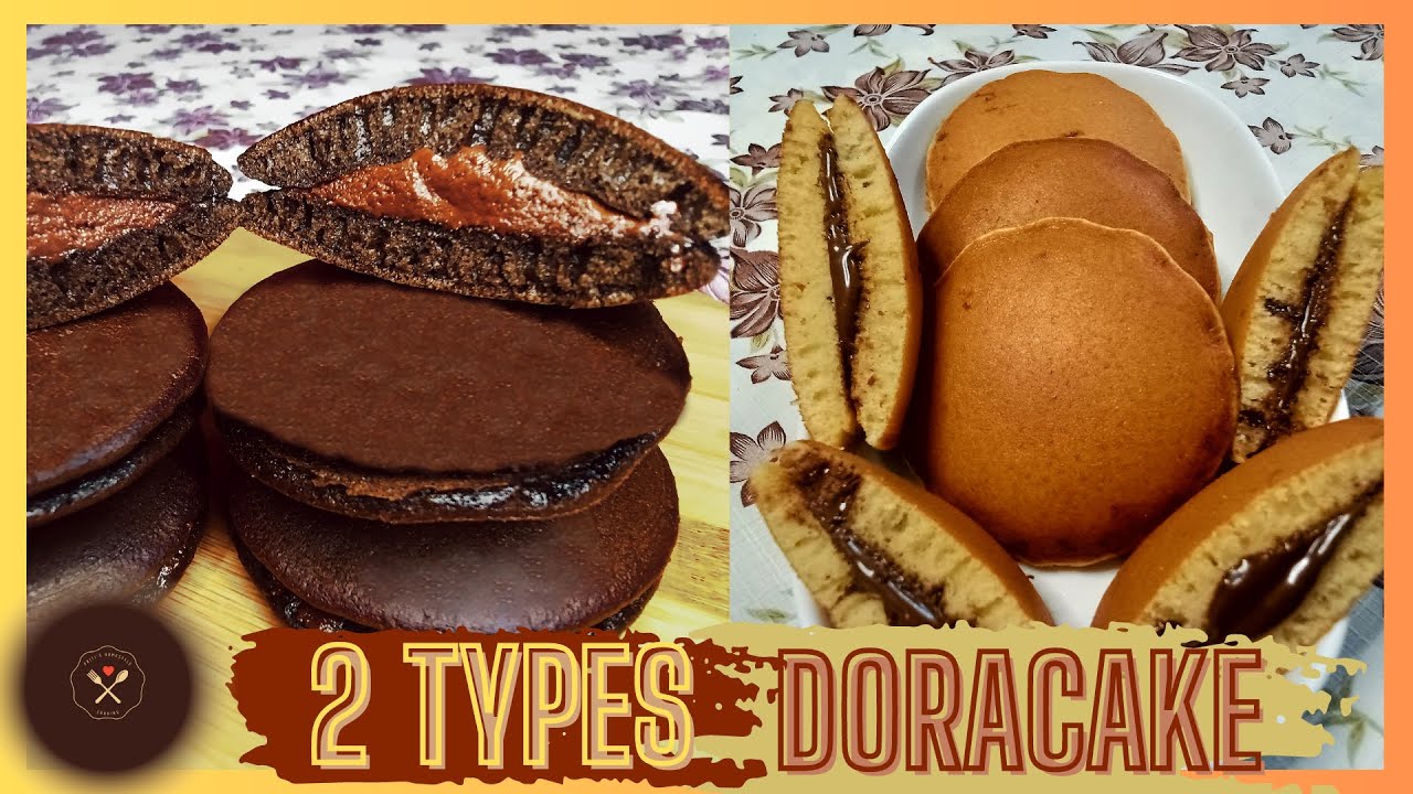 2 Types Of Dora Cake Recipe | Oreo Biscuit Dora Cake | Spongy Pancake ...