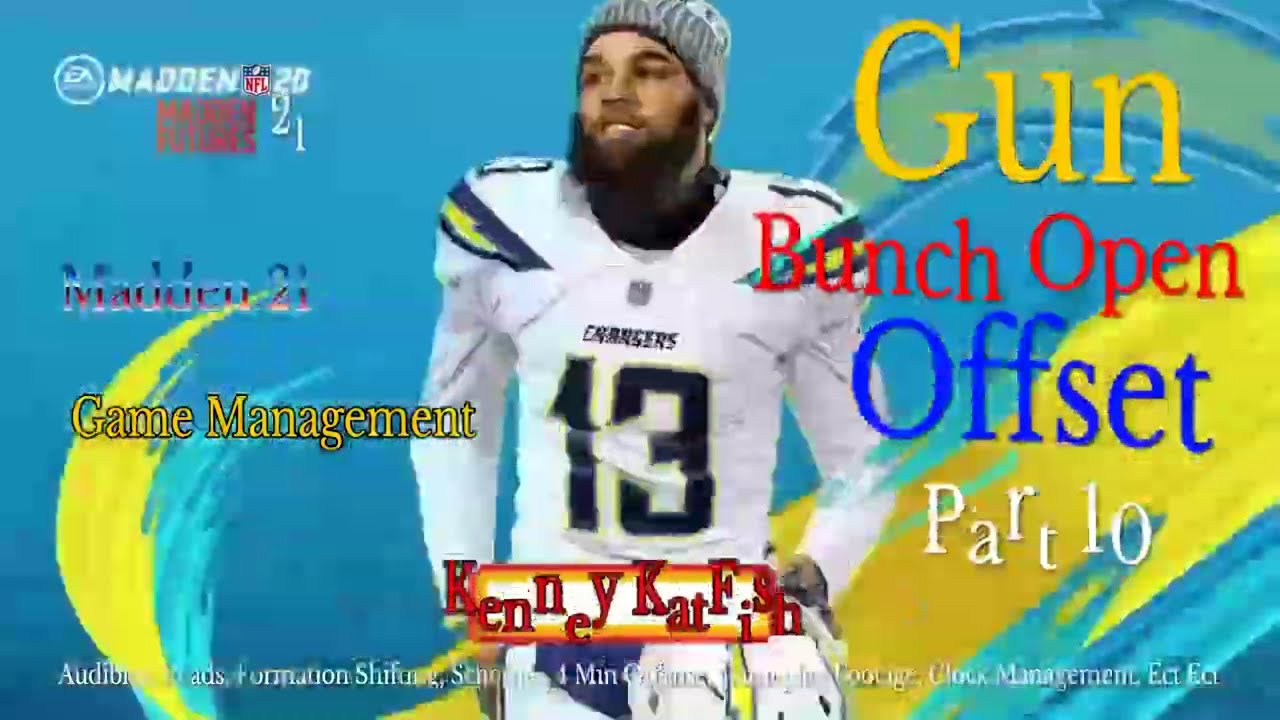 Part 10 Gun Bunch Open Offset 4 Min Offense Madden 21 - YouTube