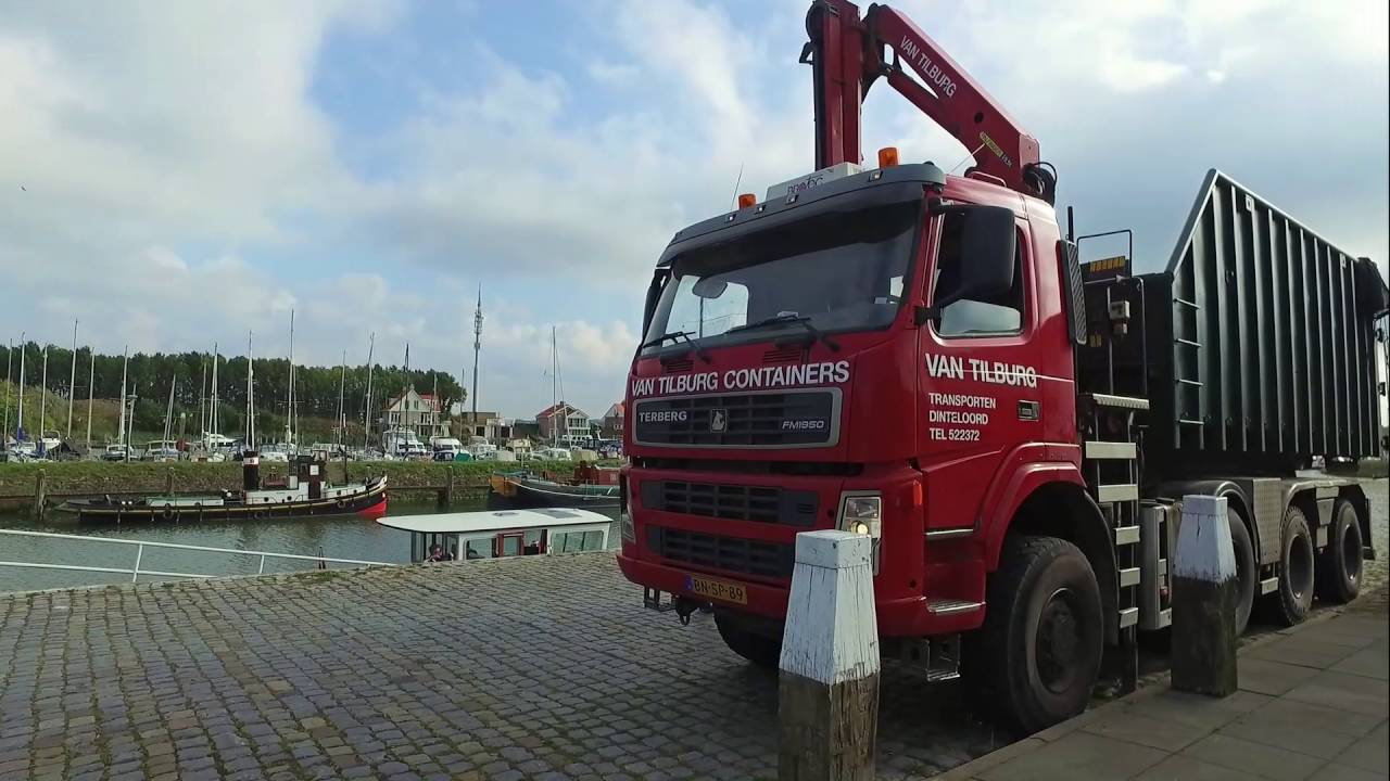 van Tilburg container transport Dinteloord - YouTube