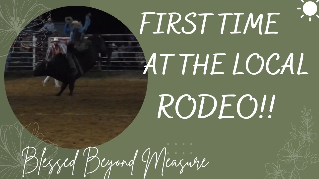 First time at the local rodeo - YouTube