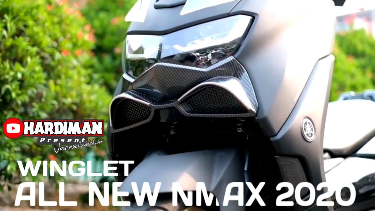 WINGLET CARBON NMAX NEW 2020 TERBARU | WINGLET NMAX 2020 - YouTube