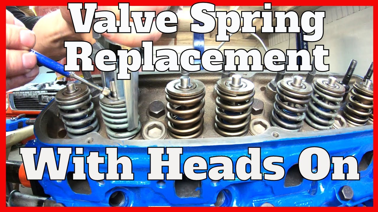 How To Replace Valve Springs With Heads On Rebuild The 289 Ford
