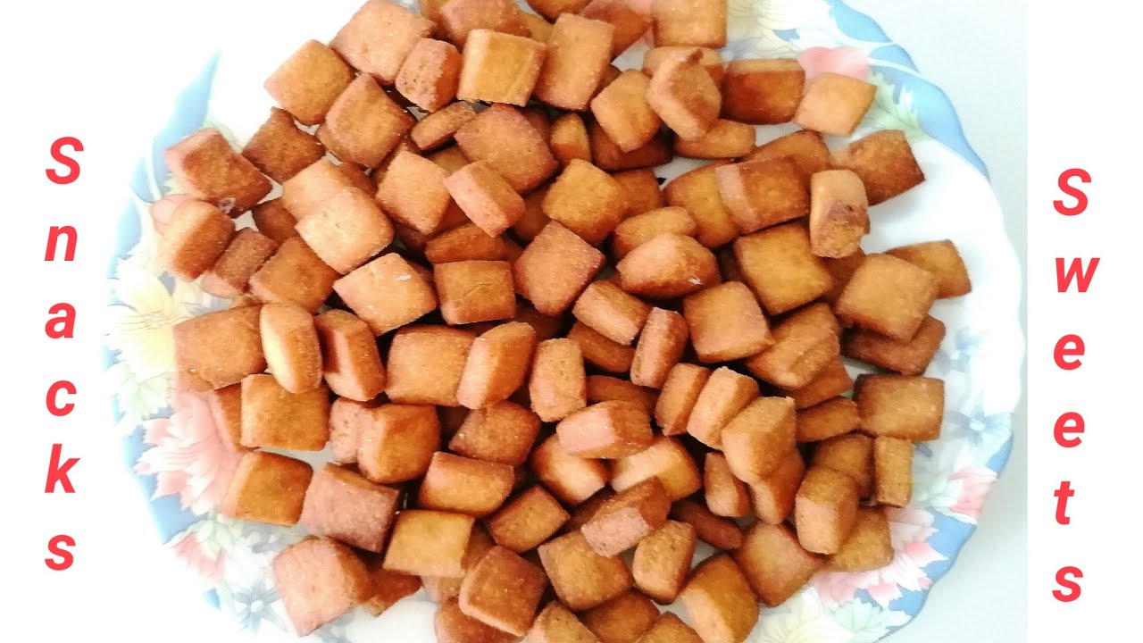 Gothumai Kala kala snacks recipe/ shakkarpara in whole wheat flour ...