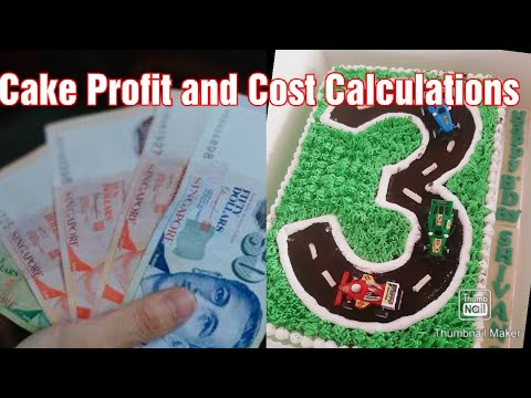 How I calculate the cost and profit for my cake making business # ...