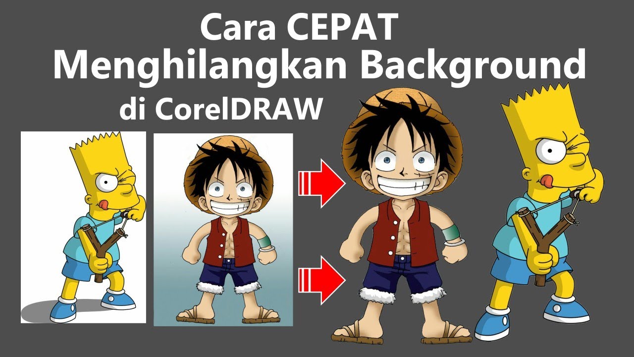 Cara Menghapus Background di Coreldraw untuk Pemula - YouTube