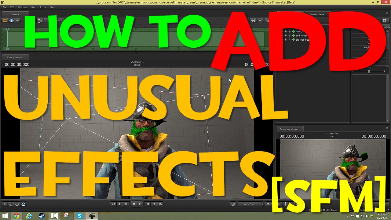 How to add Unusual Effects and Particles! [SFM] - YouTube