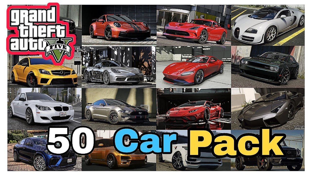 How to install 50 addon car pack in GTA 5 | Easy Installation In Hindi ...