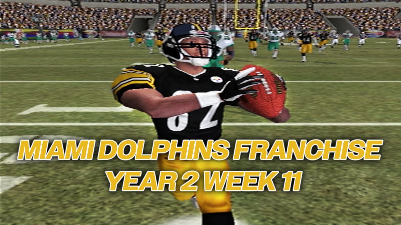 Close Game in Pittsburgh - Miami Dolphins Franchise Year 2 Week 11 ...