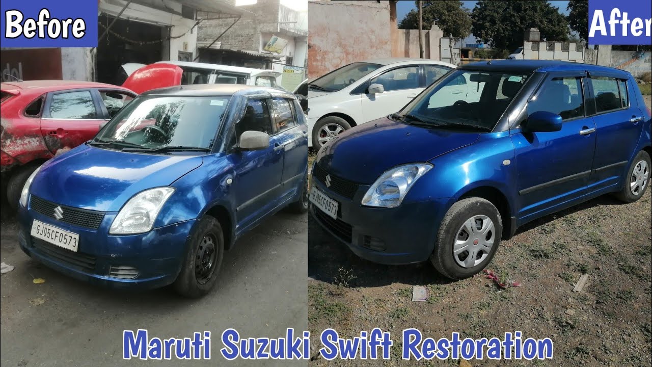 Maruti suzuki swift restoration | repaint swift | Modified swift ...