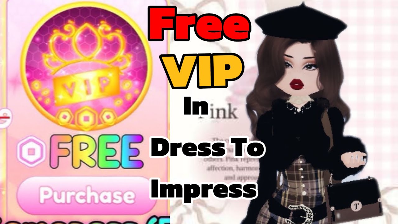HOW TO GET VIP FOR FREE in DRESS TO IMPRESS! - YouTube