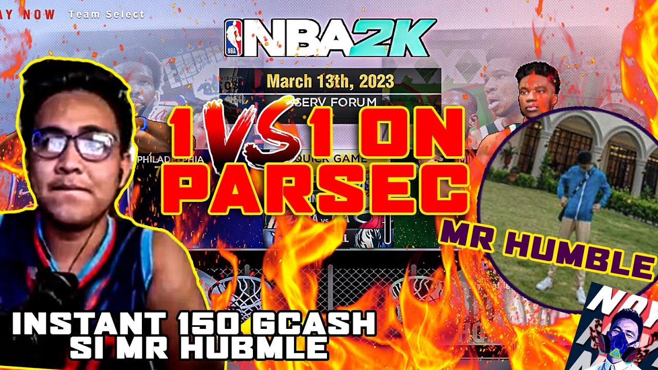 MR. HUMBLE LANG || NANALO NG 150 GCASH ! 1 V 1 ON NBA2K14 || ONLINE ...