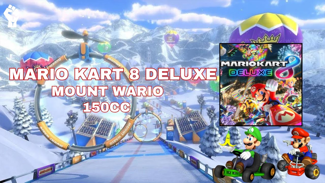 MOUNT WARIO [150cc] BLACK YOSHI | MARIO MART 8 #exgamerstore - YouTube