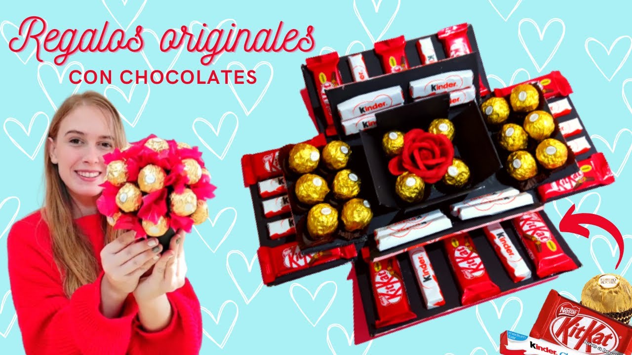3 FORMAS ORIGINALES DE REGALAR CHOCOLATES 🍫🎁| Regalos originales - YouTube