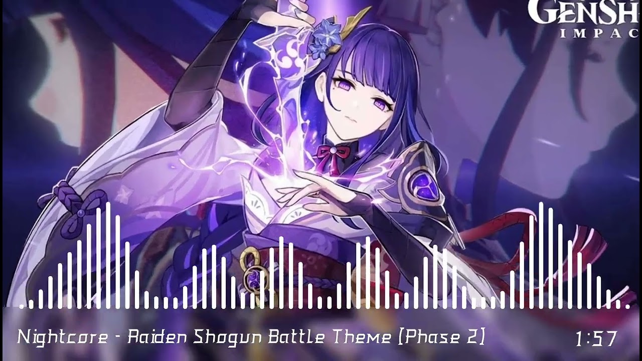 Nightcore - Raiden Shogun battle theme phase 2 [Genshin Impact] - YouTube