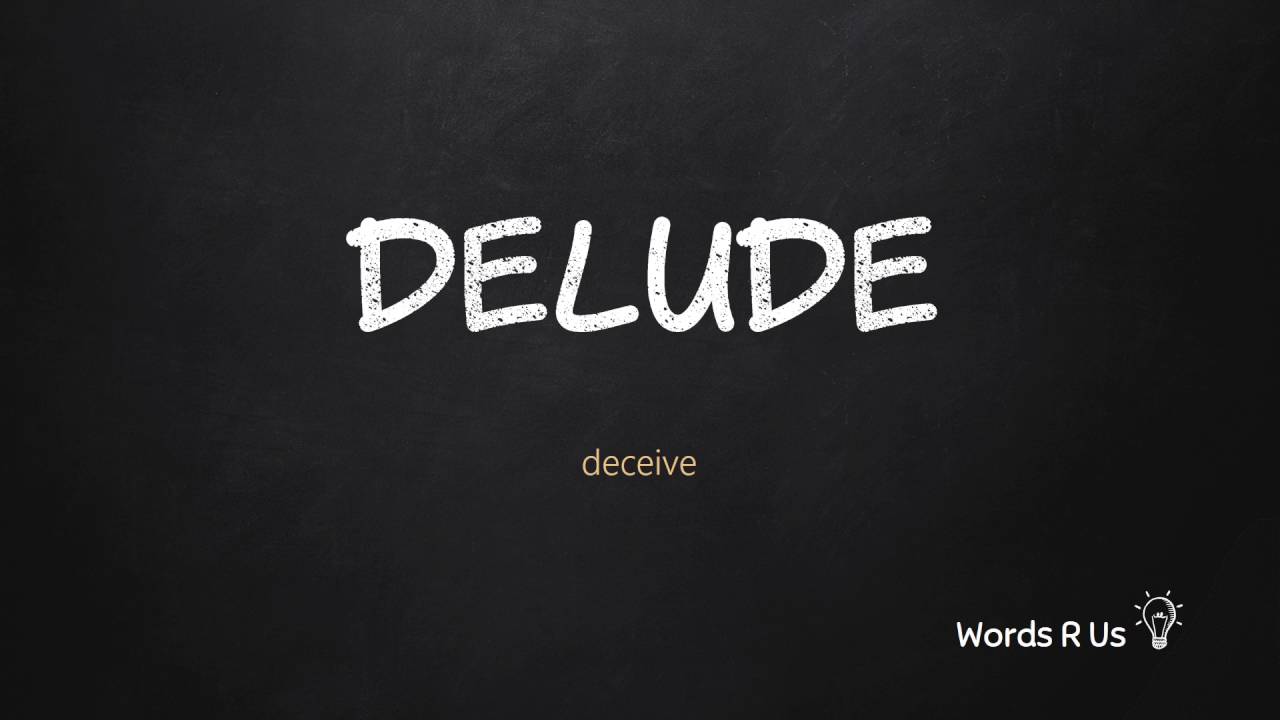 How to Pronounce DELUDE in American English - YouTube
