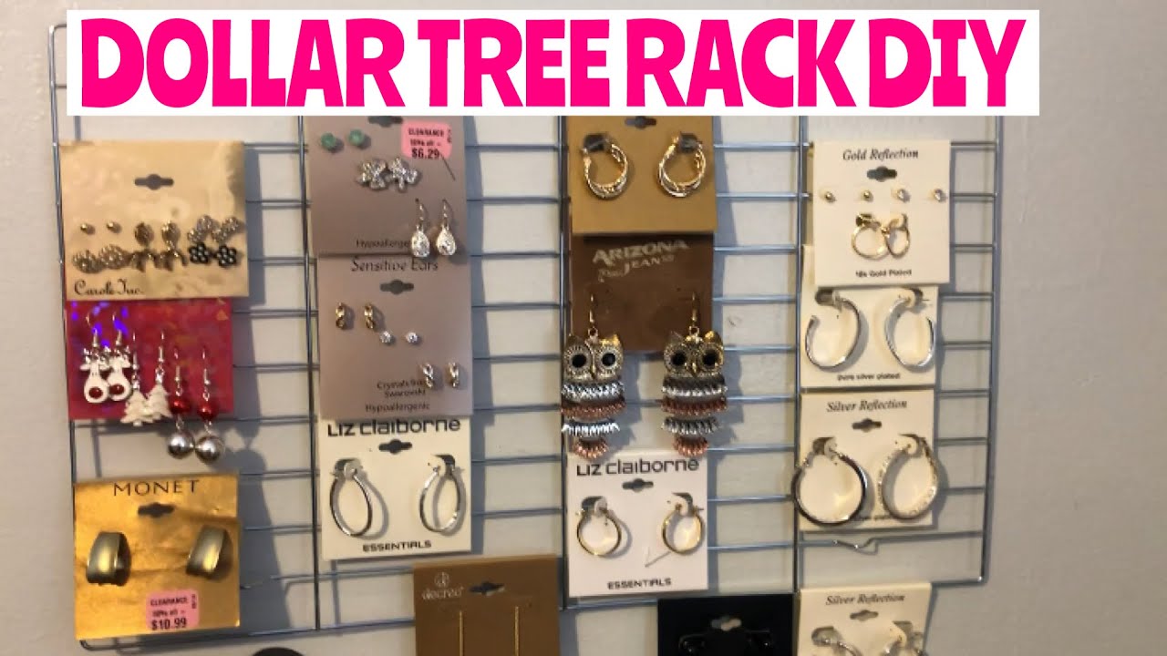 DOLLAR TREE RACK DIY March 22, 2020 - YouTube