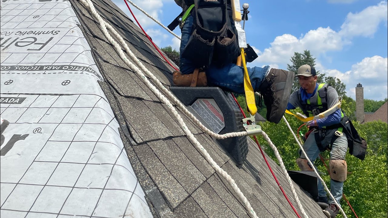 The Easiest Way to Work on Steep Roofs! - YouTube