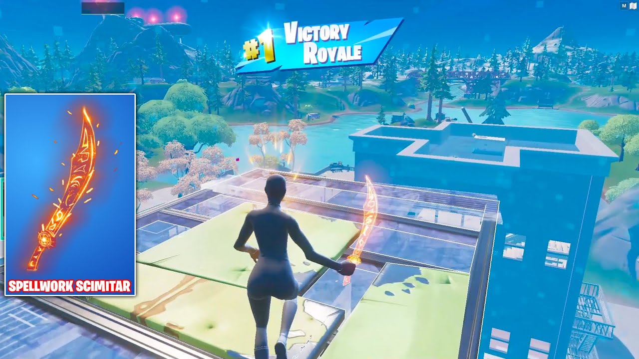 SPELLWORK SCIMITAR Pickaxe Gameplay In Fortnite! (Doctor Strange ...
