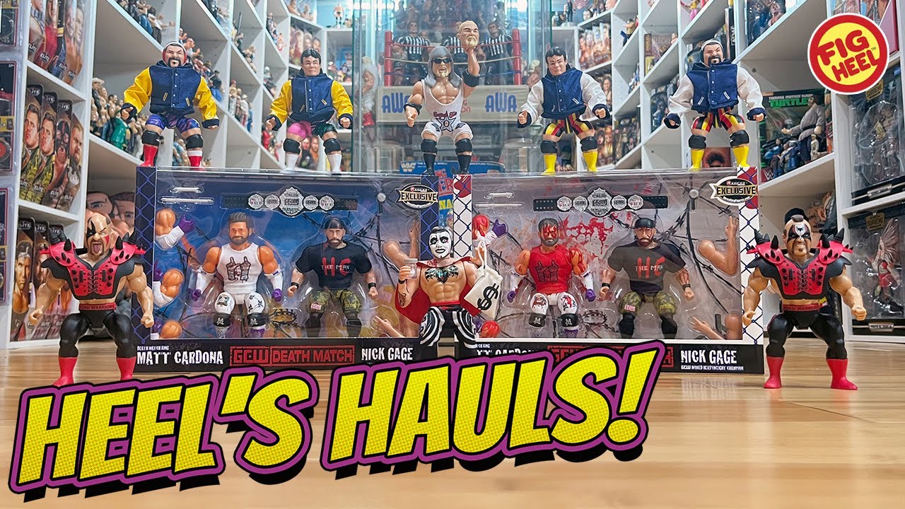 Heel’s Hauls - WWE, WWF Hasbro, Ringside Bell To Bell, Iron Claw, AEW ...
