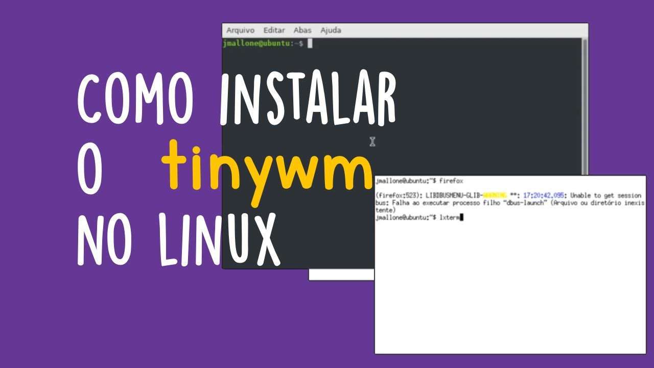 Instalando o Tinywm no Linux - YouTube