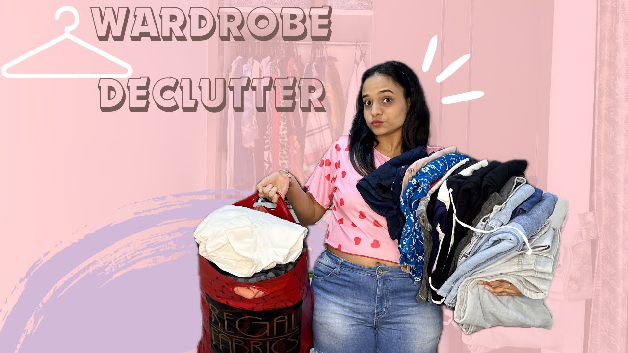 WARDROBE DECLUTTER 🫠*3 Hours of cleaning mess* Wardrobe cleaning😬 - YouTube