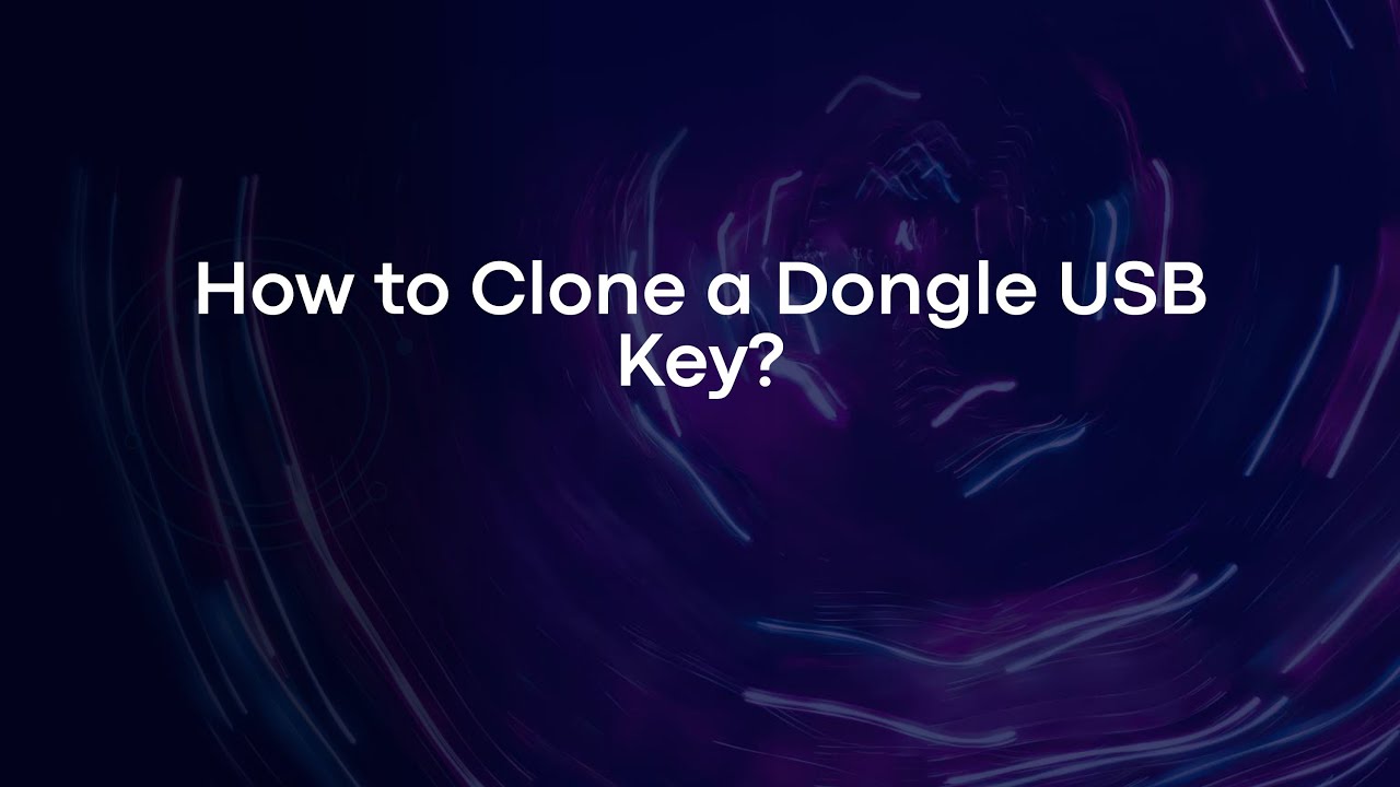 How to Clone a Dongle USB Key? - YouTube