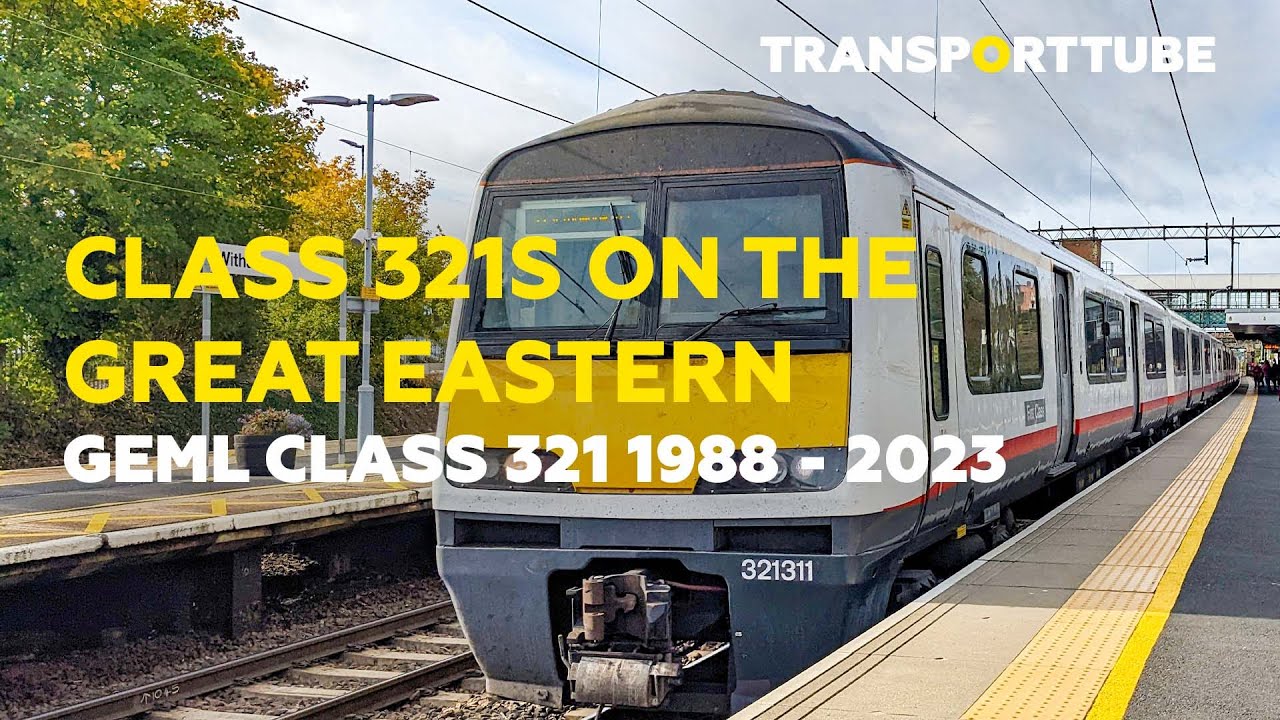 Class 321s on the Great Eastern - YouTube
