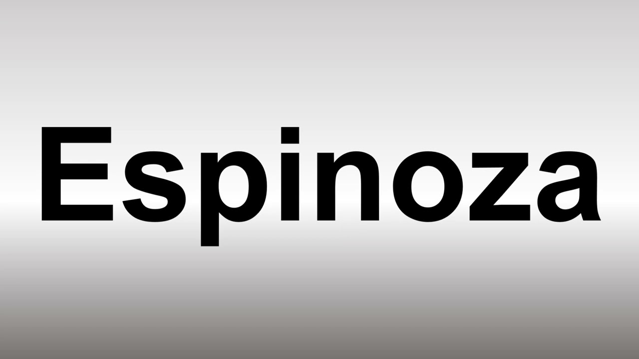 How to Pronounce Espinoza - YouTube