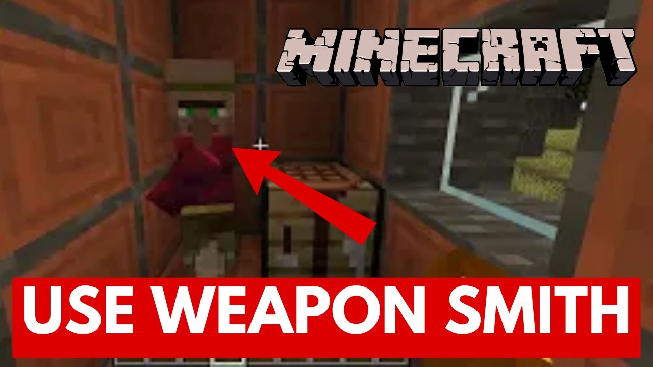 How to Use Weapon Smith on Minecraft 2024? - YouTube
