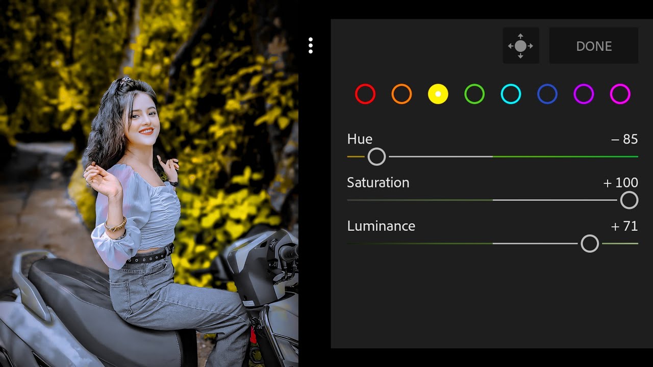 Lightroom Yellow Effect Photo Editing | Moody Light Yellow Photo ...