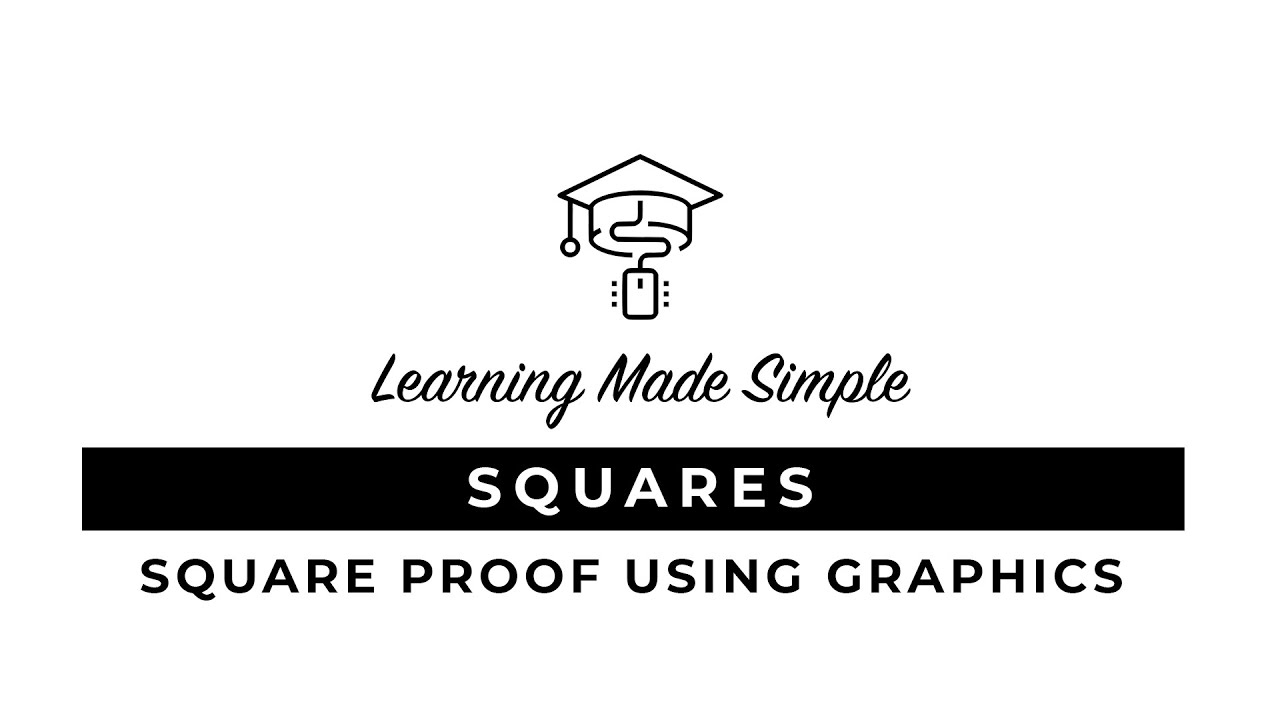 Squares - Square proof using graphics - YouTube