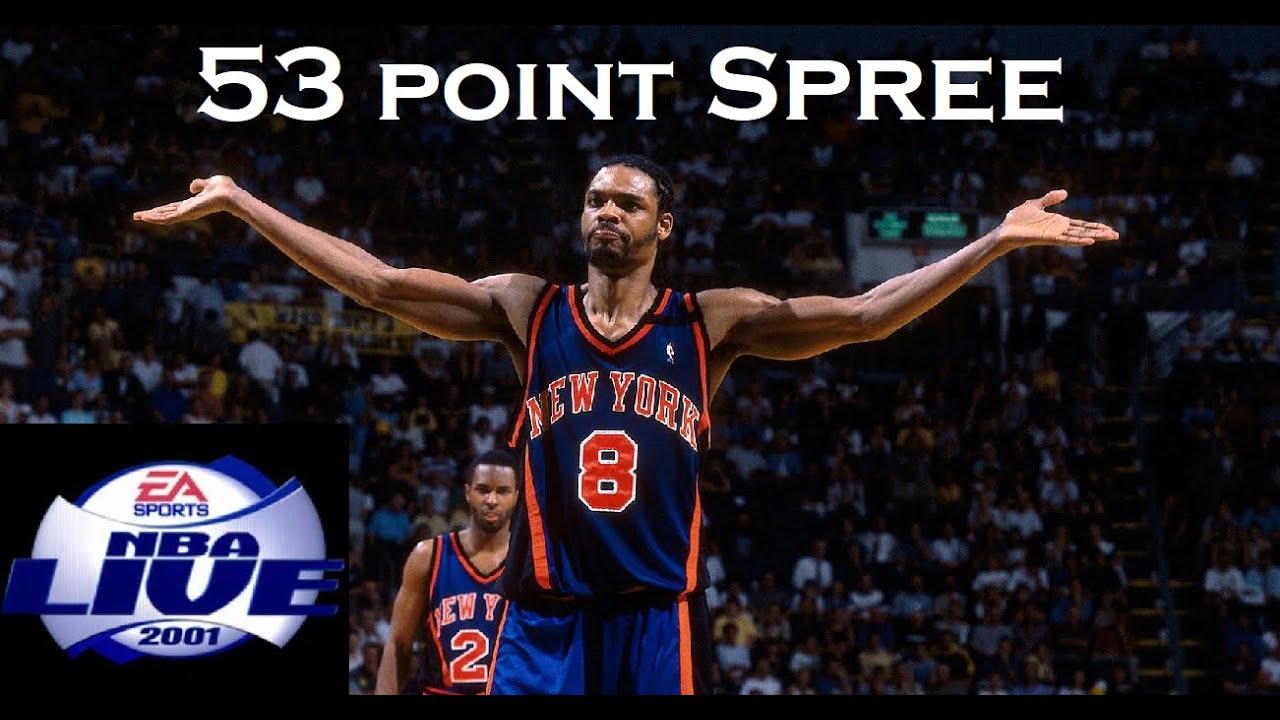 Knicks vs Nets - NBA Live 2001 - YouTube