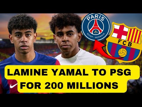 LAMINE YAMAL to PSG, here we go for 200 millions😱😱😱 - YouTube