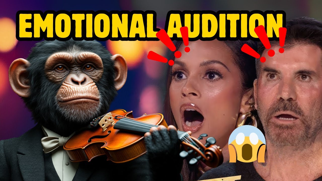First MONKEY to Play an INSTRUMENT on AGT! Emotional Audition | Everyone Tears 😭🎶🐒 - YouTube