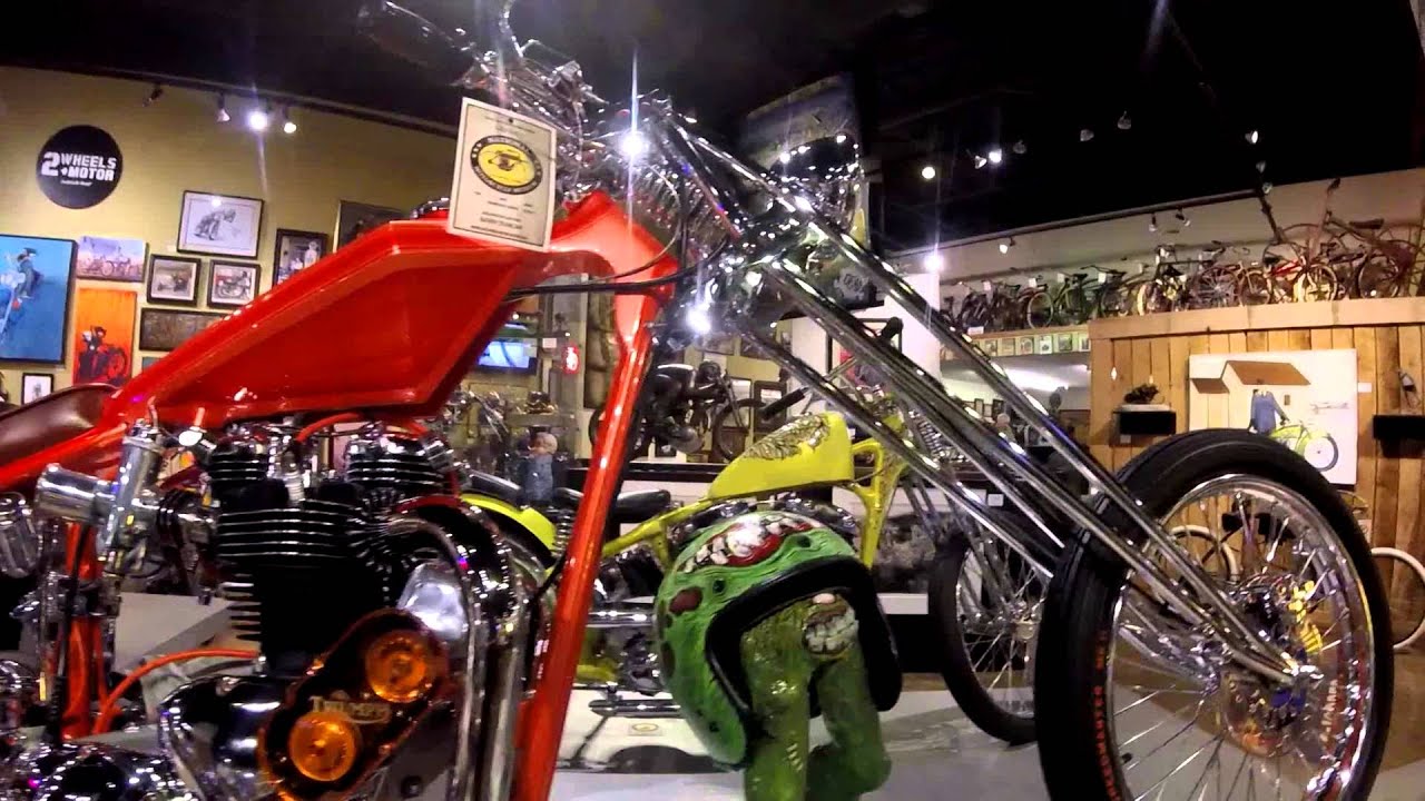 National Motorcycle Museum - Jesse James and some 70's Chops - YouTube