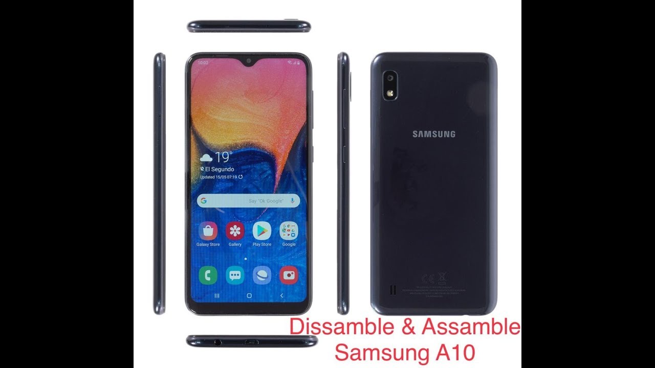 Samsung Galaxy A10 - Disassemble, Teardown & Assembly , Remove Battery ...