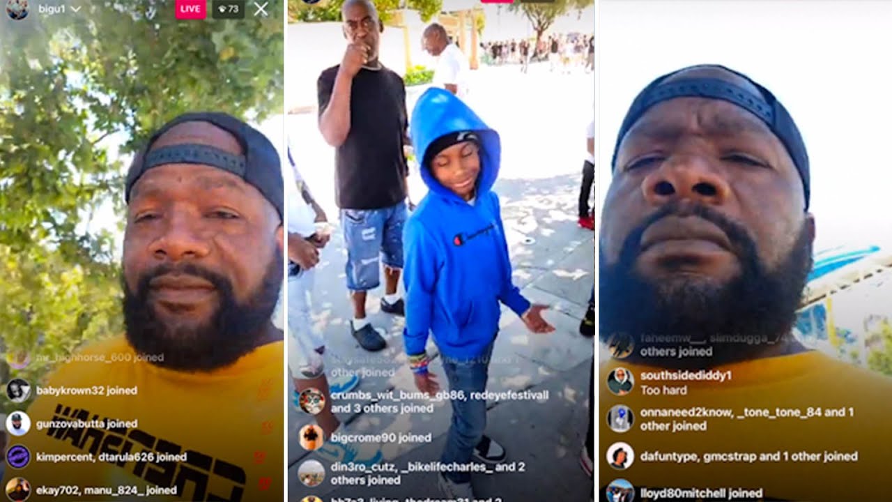 Rollin 60s Crip OG BIG U taking the kids from his Crenshaw Youth ...