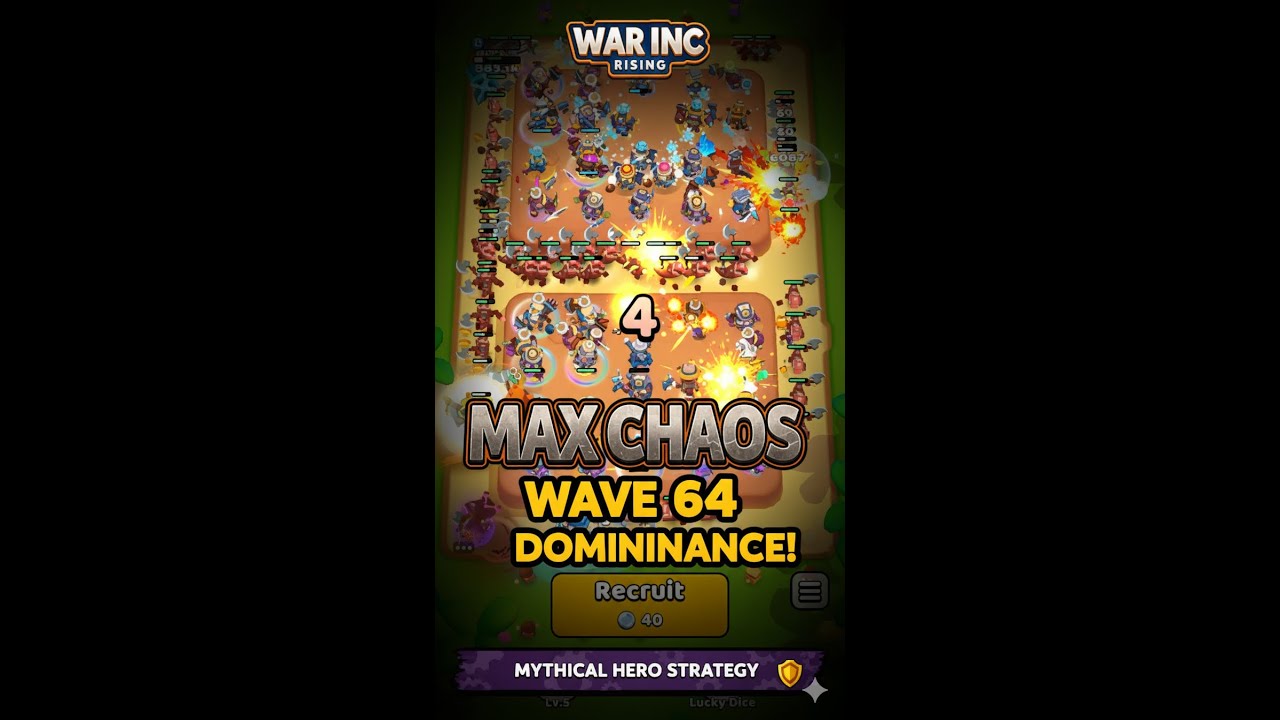 MAX WAVE 64 CLEARED! War Inc Rising Co-Op Strategy (Past Level 44 ...