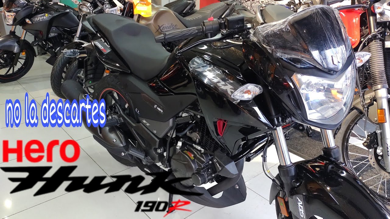 HERO HUNK 190R modelo 2022 ¿que sabes de ella? precio,abs,Fi,euro4, no ...