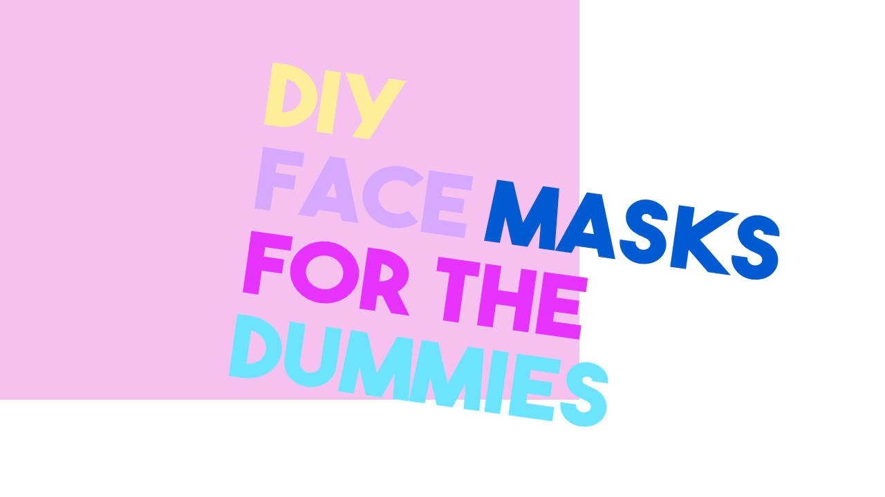 Don't worry! DIY MASKS for dummies!!!!!!! - YouTube