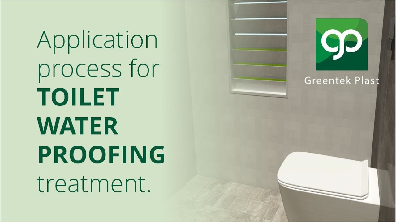 TOILET WATERPROOFING - YouTube
