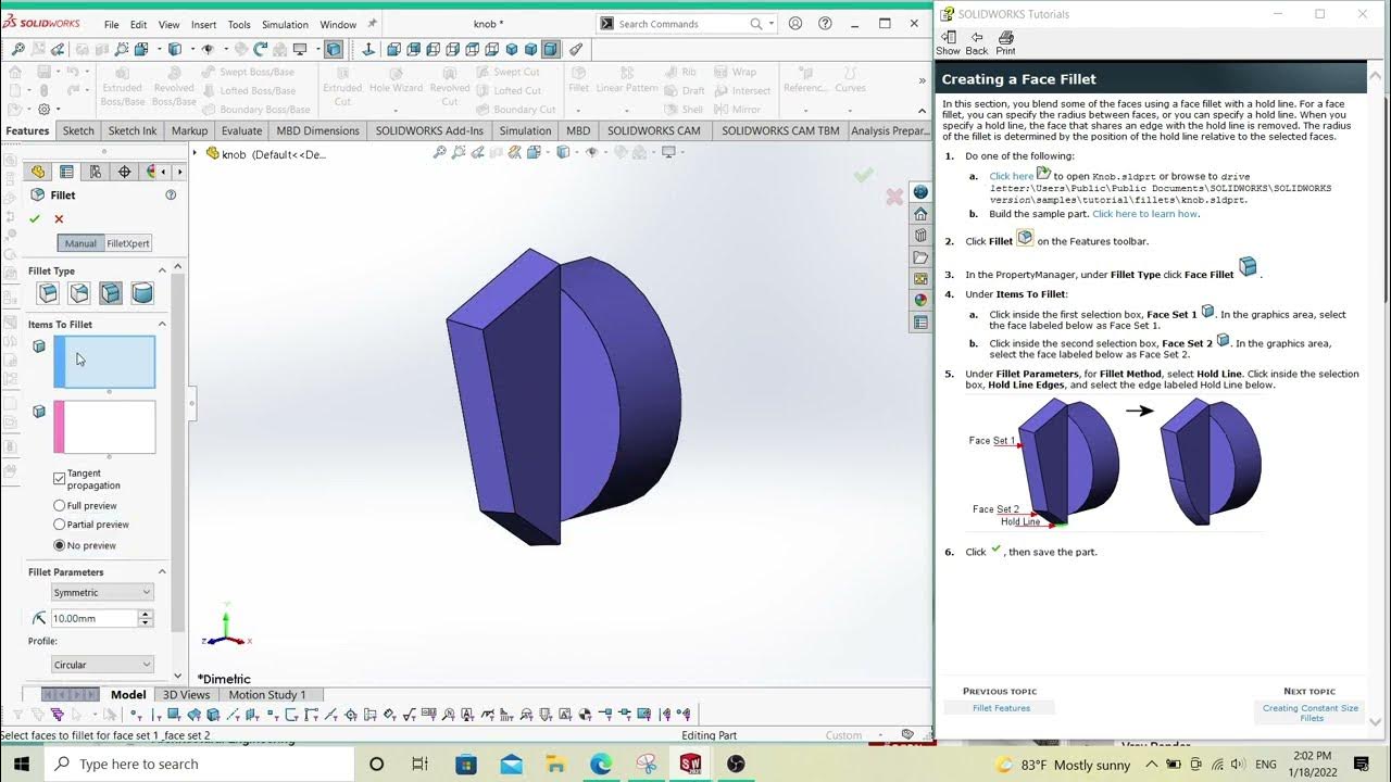 Fillets - Basic Techniques - SOLIDWORKS ## - YouTube