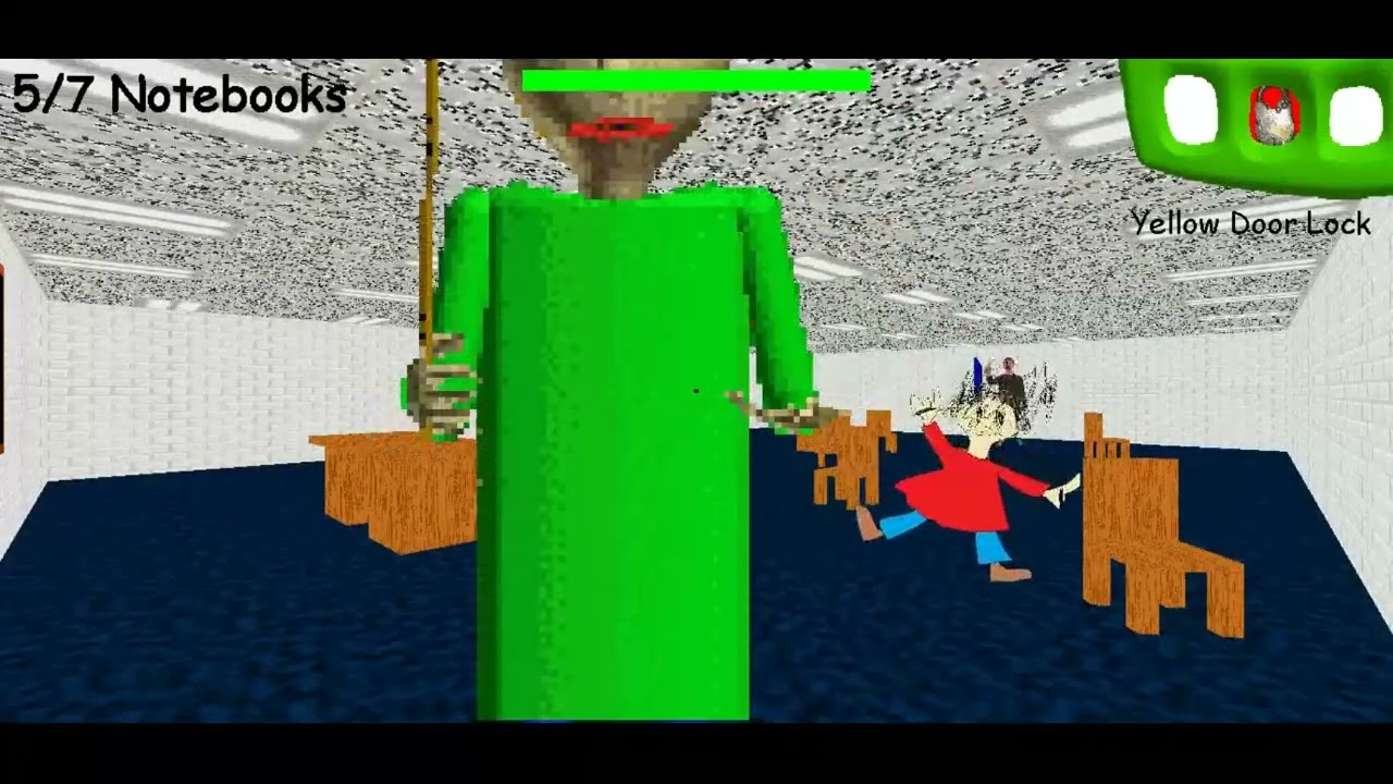 Baldi's Basics Trapped in a Corner - YouTube