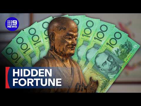 Auctioneer STUNNED after Buddha statue sells for 50x asking price | 9 News Australia
