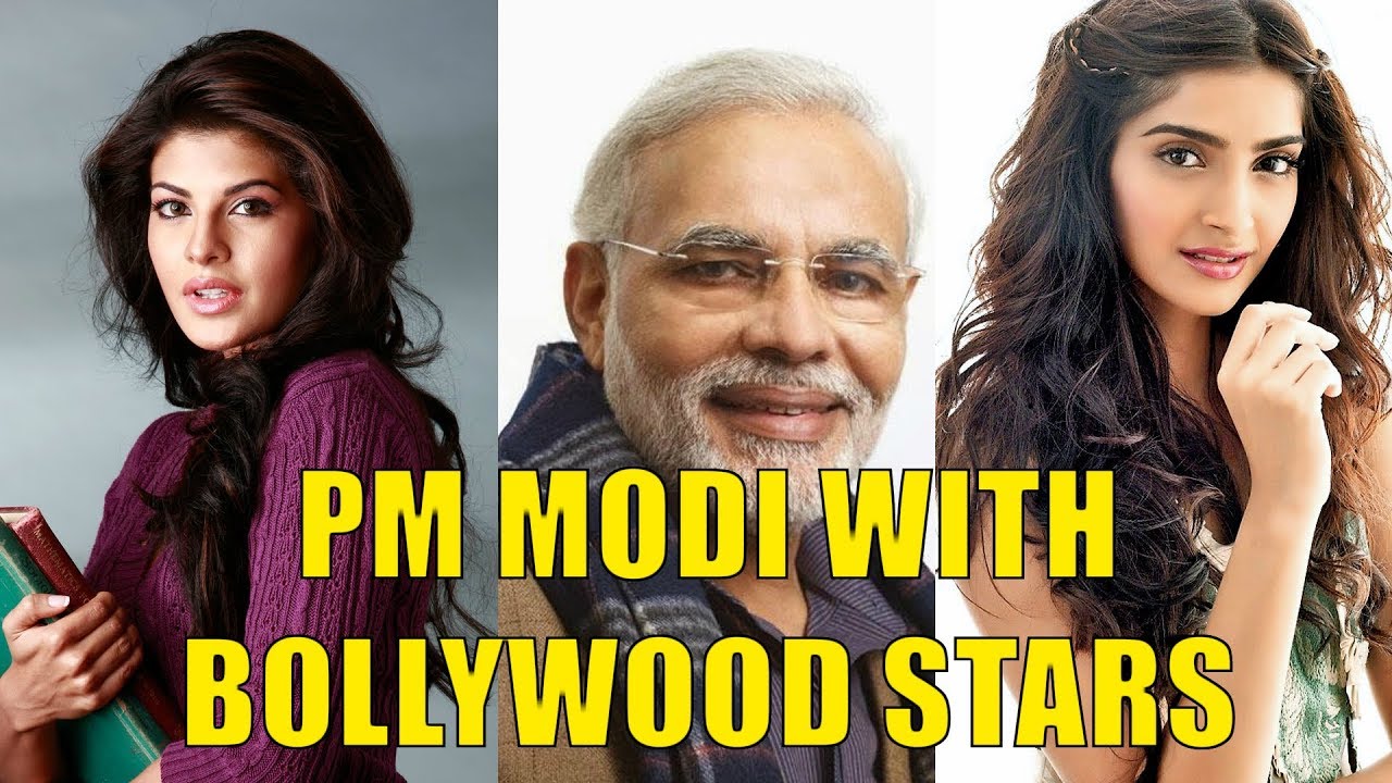 Top 10 Photos of PM Modi with Bollywood Stars - YouTube